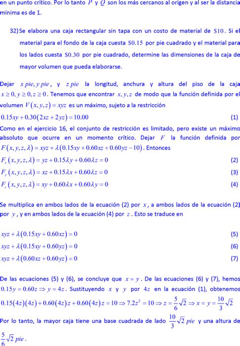 Best 12 Multiplicadores De Lagrange Pdf Ejercicios Y Ejemplos Resueltos