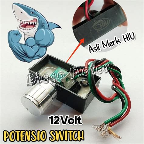 Jual Potensio HIU ORIGINAL Pompa Semprot Hama Racun Elektrik Aki