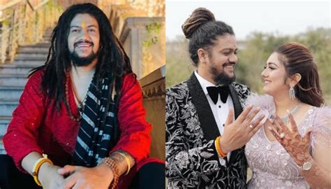 Bhajan Singer Hansraj Raghuwanshi Gets Engaged To Komal Saklani Bride Flaunts Huge Diamond Ring