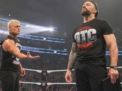 WWE Bad Blood 2024 Cody Rhodes And Roman Reigns Team Up Hell In A