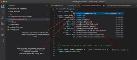 Typescript And Emmet Suggestions Show Up In The Wrong Order · Issue