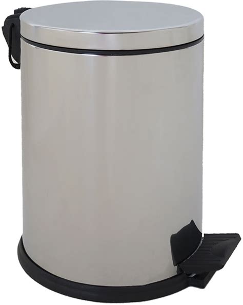 Відро для сміття з педаллю Eco Fabric 12 л Нержавіюча сталь Ef 82274