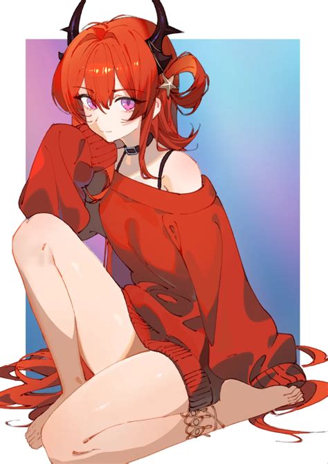 Surtr Arknights Drawn By Lcybingzi Danbooru