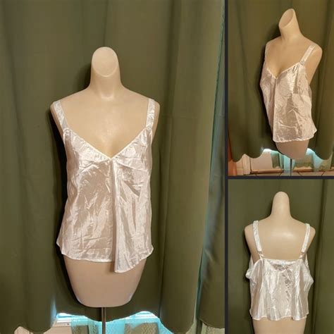 Vintage Intimates And Sleepwear Vintage Ivory Chemise Top X Vintage
