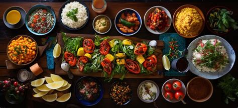 Premium Photo A Potluck Dinner With Friends Where Each Person Brings