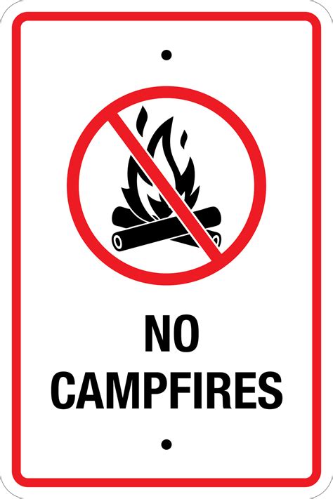 Camp Fire Sign