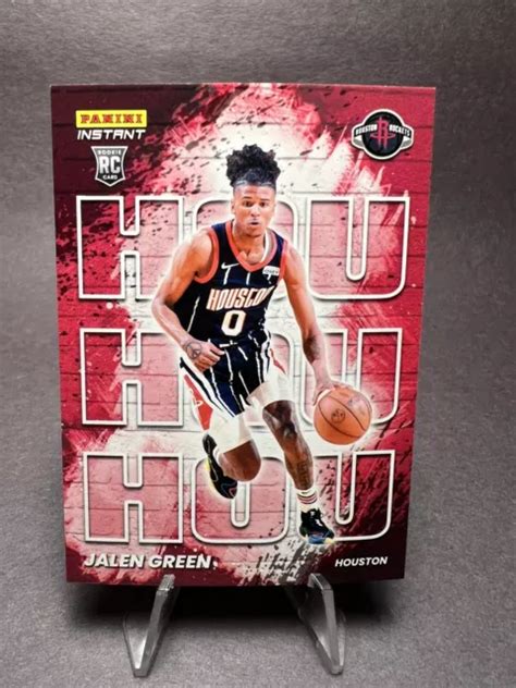 JALEN GREEN RC NBA PANINI INSTANT MY CITY MC TIRAGE
