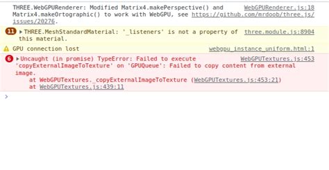 WebGPU Example Not Working In Ubuntu 20 04 Questions Three Js Forum