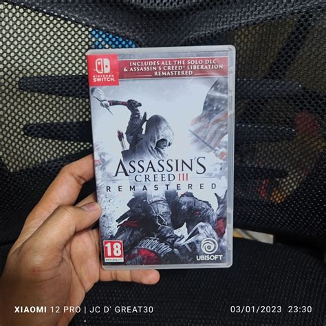 Assassins Creed Iii Remastered Switch Game Video Gaming Video Games