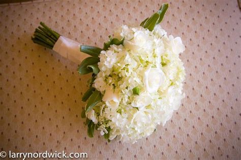 Classic White Rose And Hydrangea Bridal Bouquet Fleurish Floral Designs