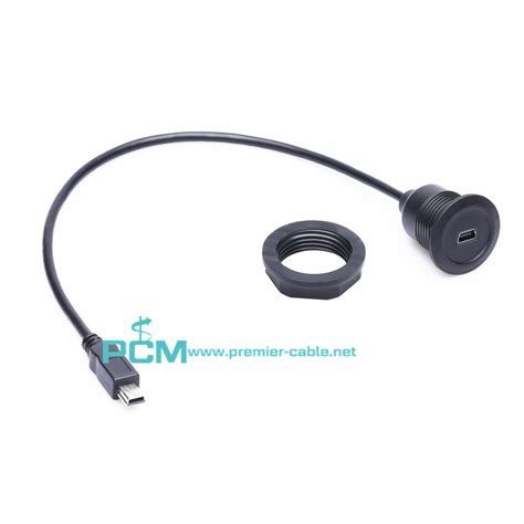 Panel Mount Mini Usb Jack China Panel Mount Mini Usb Jack And Mini Usb Einbaubuchsen