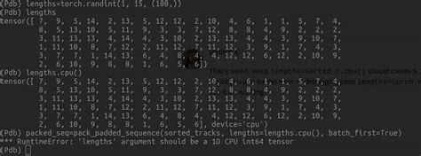 Error With Lengths In Packpaddedsequence Pytorch Forums