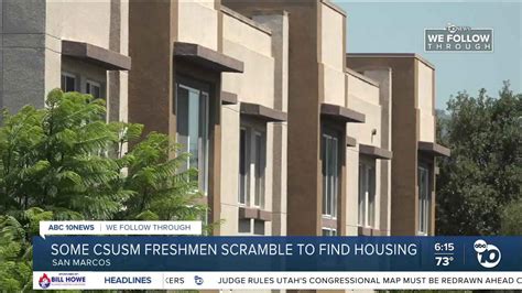 Some Csusm Freshmen Scramble To Find Housing As Classes Begin