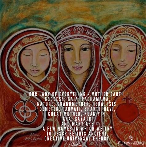 Our Lady Of Everything Mother Earth Goddess Gaia Pachamama Nature