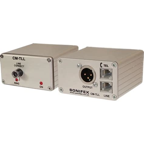 User Manual Sonifex Cm Tll English 2 Pages