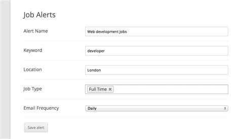 WP Job Manager Job Alerts Addon 3 2 0 9 99 Free Updates