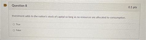 solved an increase in the cost of capital goods will