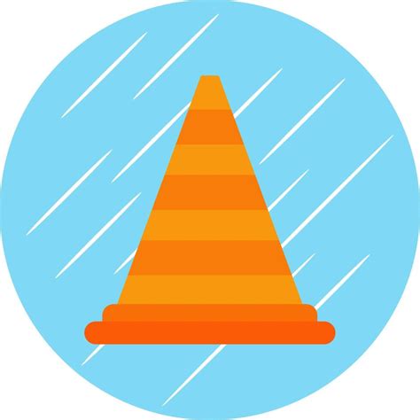 Cone Flat Blue Circle Icon 42765630 Vector Art At Vecteezy