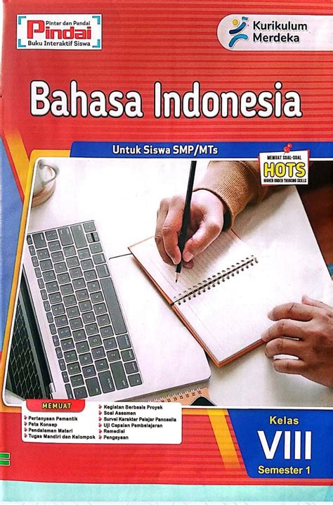Buku Lks Bahasa Indonesia Kelas 8 Smpmts Kurikulum Merdeka Semester 1