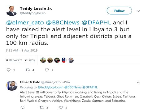Alert Level III Itinaas Ng DFA Sa Libya DZIQ Radyo Inquirer AM