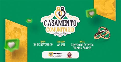 Casamento ComunitÁrio Site Prefeitura Municipal De Altamira Gestão