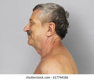 Sideview Closeup Portrait Caucasian Naked Shirtless Stock Photo Shutterstock