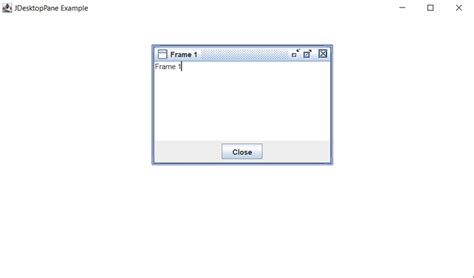 Java Jdesktoppane Geeksforgeeks