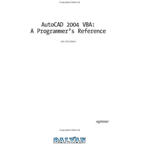 خرید و قیمت دانلود کتاب Autocad 2004 Vba A Programmers Reference ترب