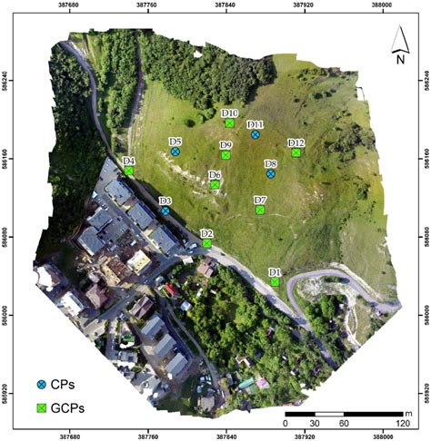 Obtained Orthophoto With Gcps And Cps Positioning Download