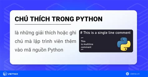 Chú Thích Trong Python