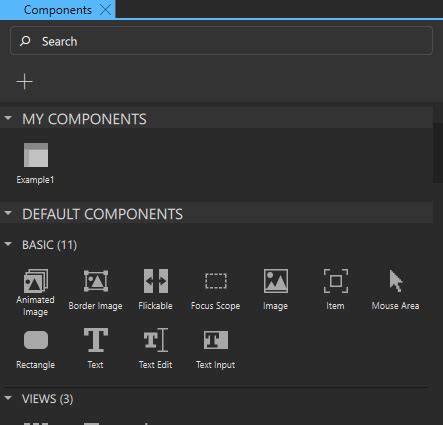 Using Components Qt Design Studio Documentation 4 7 2