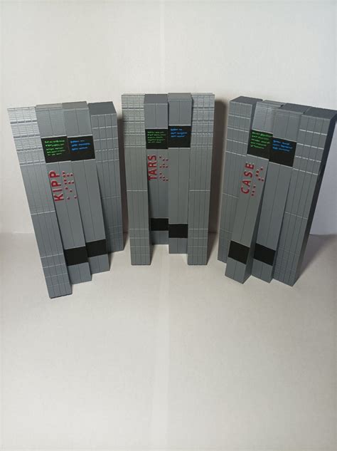 Tars Case And Kipp Interstellar Trio Handmade Collecting 3d Printed 3d