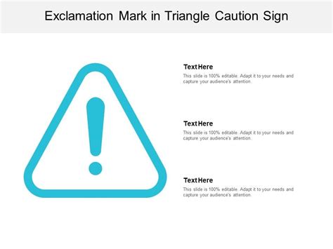 Exclamation Mark In Triangle Caution Sign Ppt Powerpoint Presentation