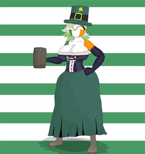 Countryhumans Ireland 17 Marth Patricks Day By Seregamecta On Newgrounds