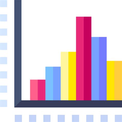 Bar Chart Basic Straight Flat Icon
