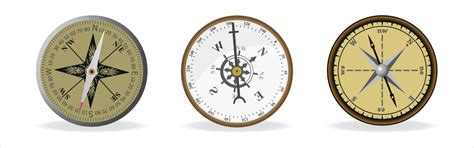 Vector Compass Icons 4245416 Vector Art At Vecteezy