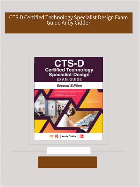 cts d certified technology specialist design exam guide andy ciddor 2024 scribd download pdf