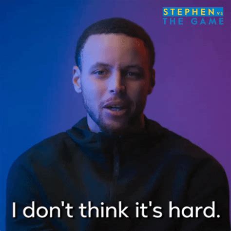 Steph Curry Night Night Dont Think Its Hard 