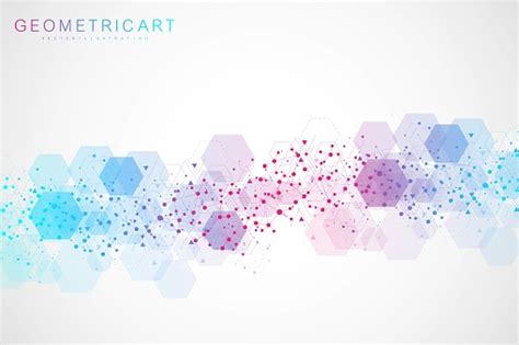 빅 데이터 시각화 배경입니다 현대 미래 가상 추상적인 배경입니다 과학 네트워크 패턴 연결 선과 점 글로벌 네트워크 연결