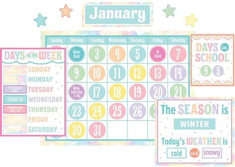 Calendar Bulletin Board Sets For Classroom Teacher Supply Store The