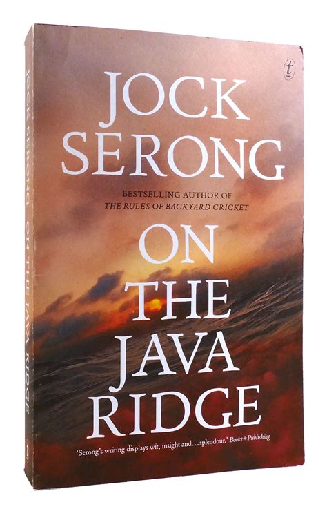 On The Java Ridge Signed Jock Serong First Edition First Printing
