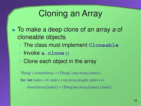 Ppt Mutable Immutable And Cloneable Objects Powerpoint Presentation