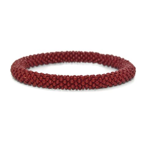 Brown Bracelet Yantrahimalaya Nepal Glass Beaded Bracelets