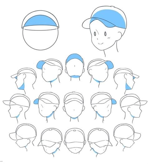 Heres A Hat Drawing Reference I Hope This Helps 😊 ᴄʀᴇᴅɪ Cap