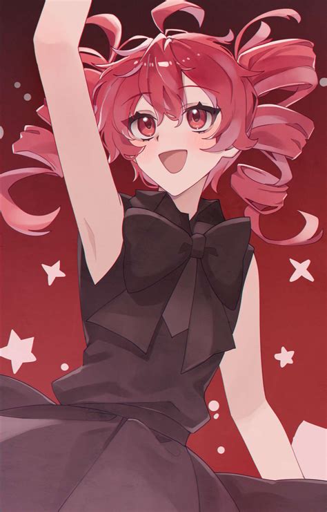 Esy Kasane Teto Utau Highres 1girl Ahoge Alternate Costume Arm