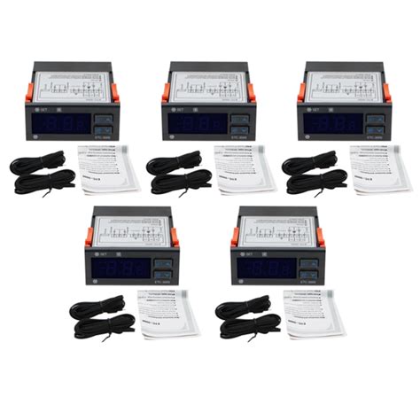 5x Etc 3000 Mini Temperature Controller Refrigerator Thermostat Regulator Thermoregulator Dual