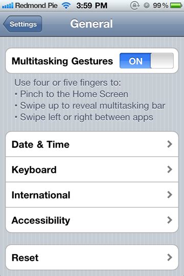 Enable Multitouch Gestures On IOS The Easy Way Jailbreak Tweak Redmond Pie