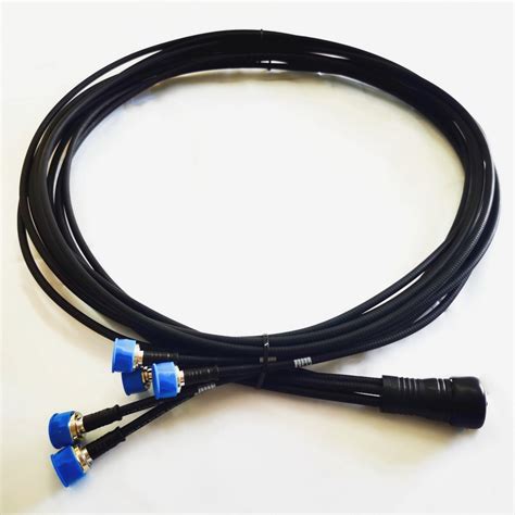 3000mm 5 Ports 14 Dielectric Super Flexible Cable Jumper Assembly