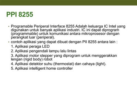 Mikroprosesor And Mikrokomputer Ppt