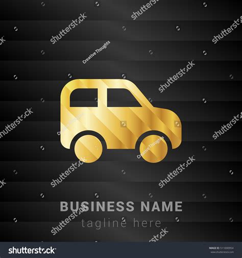 Suv Gold Black Silk Fashion Premium Stock Vector Royalty Free